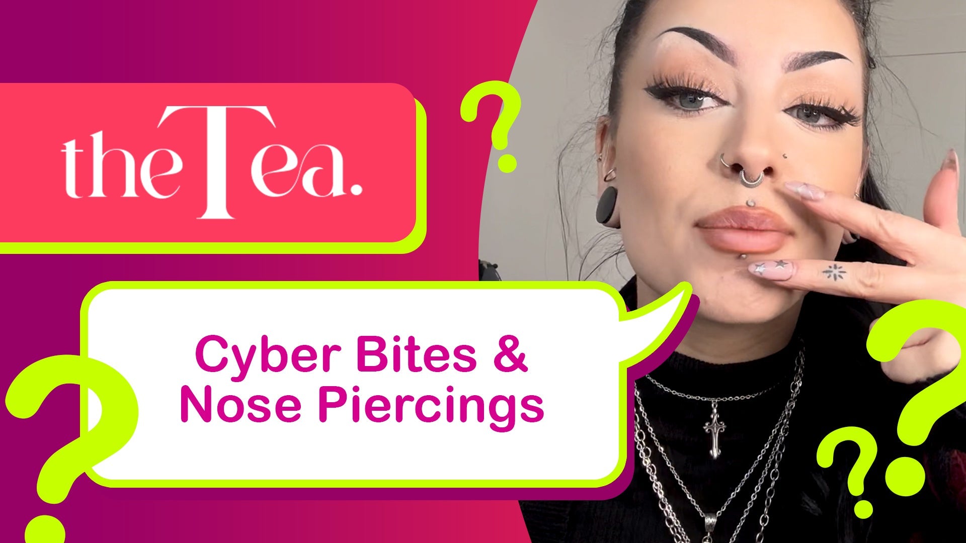 The Tea: Cyber Bites & Nose Piercings