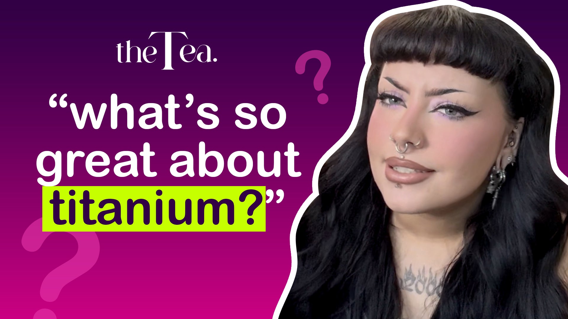 The Tea: What's so great about titanium jewelry?