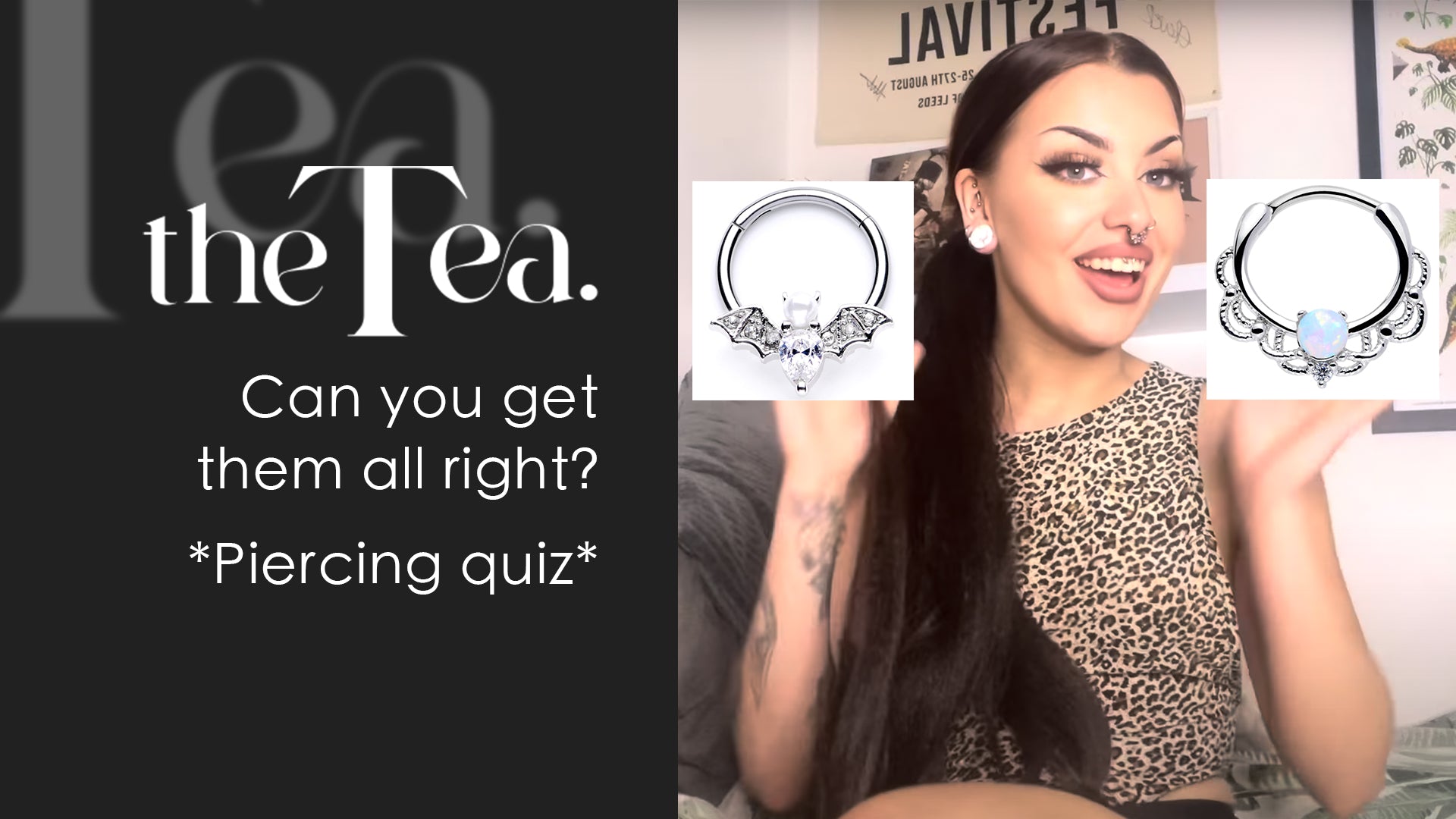 The Tea: Piercing Quiz! Can you get them all right?