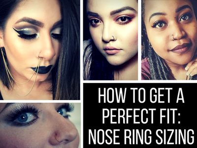 Nose Ring Sizing: How to Get a Perfect Fit