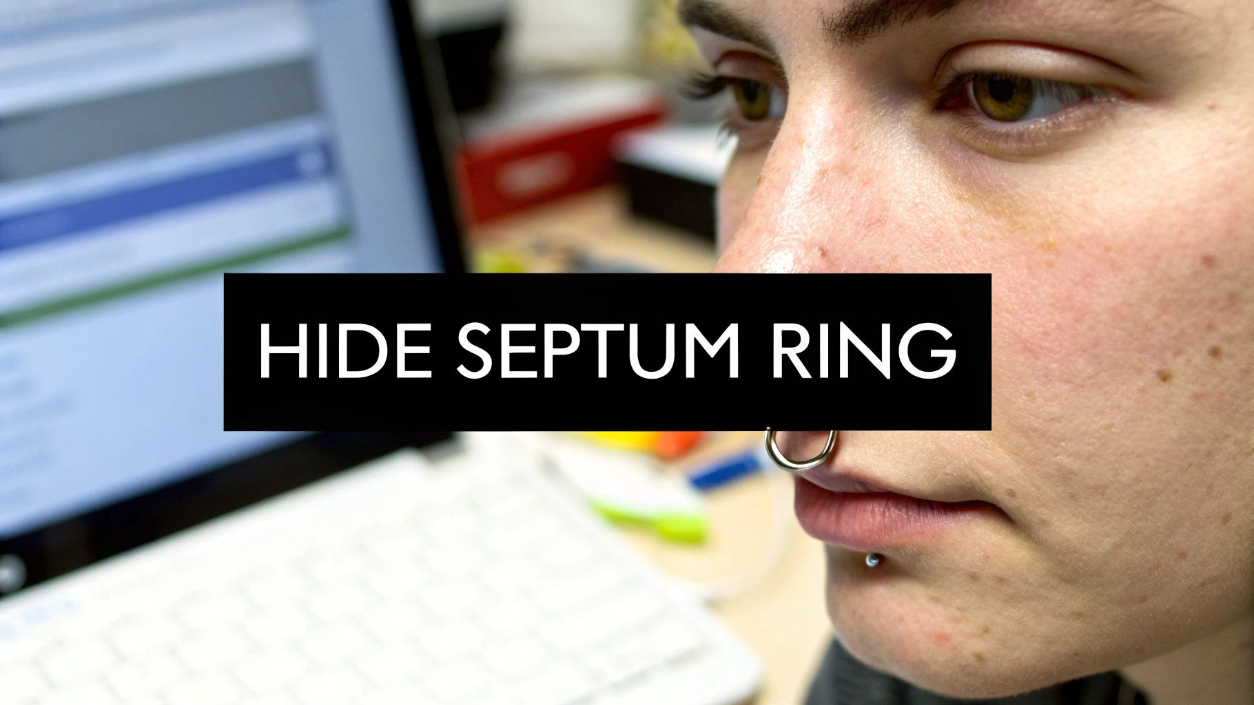 How to Hide a Septum Ring for Work, School, or Any Occasion