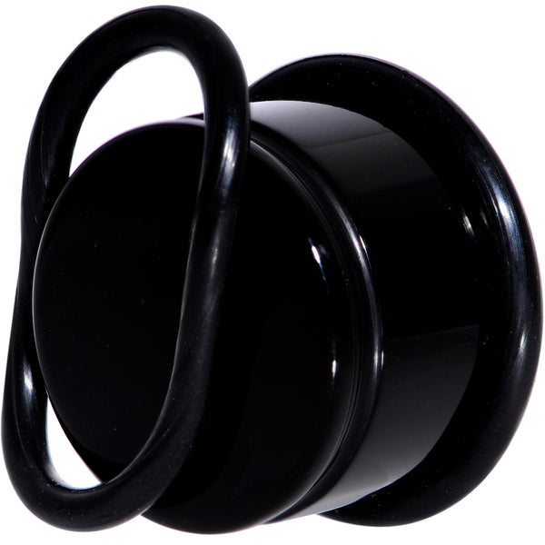 5/8 Black Acrylic Straight Plug Set – BodyCandy