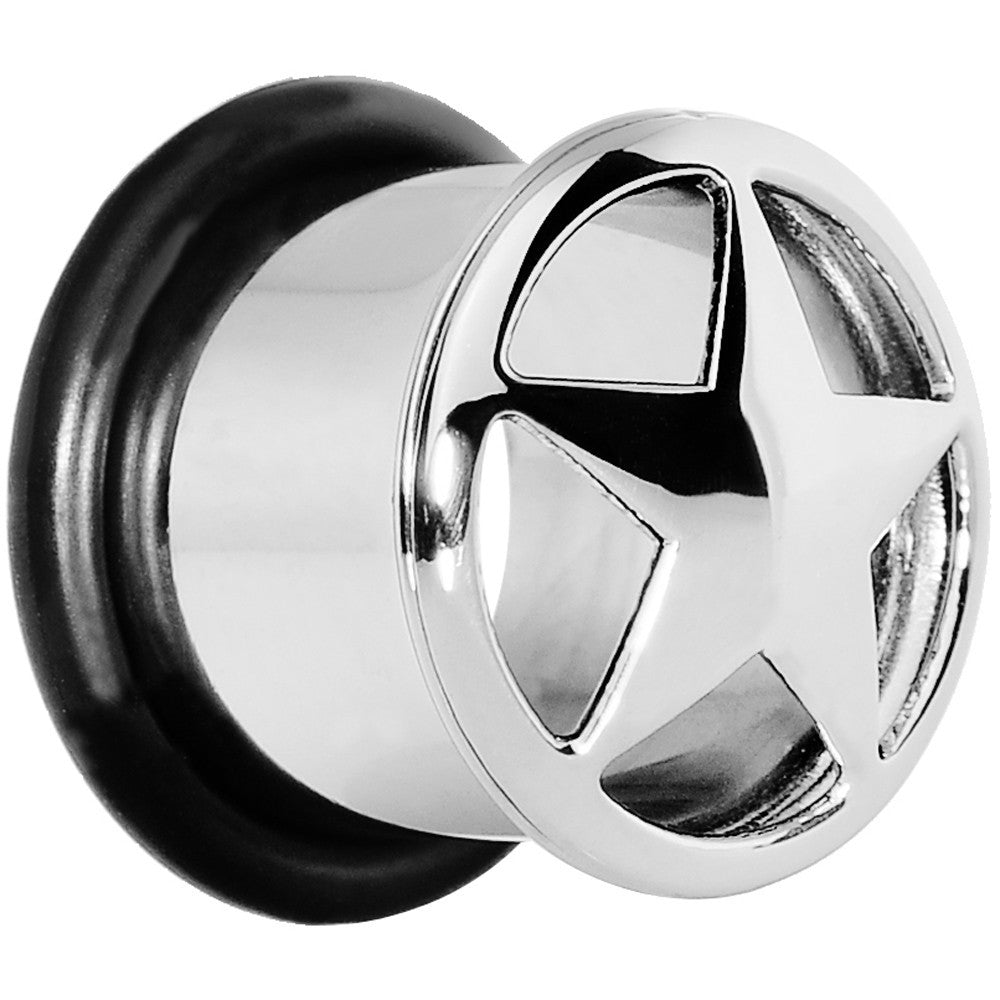 1/2 Stainless Steel Single Flare Star Plug