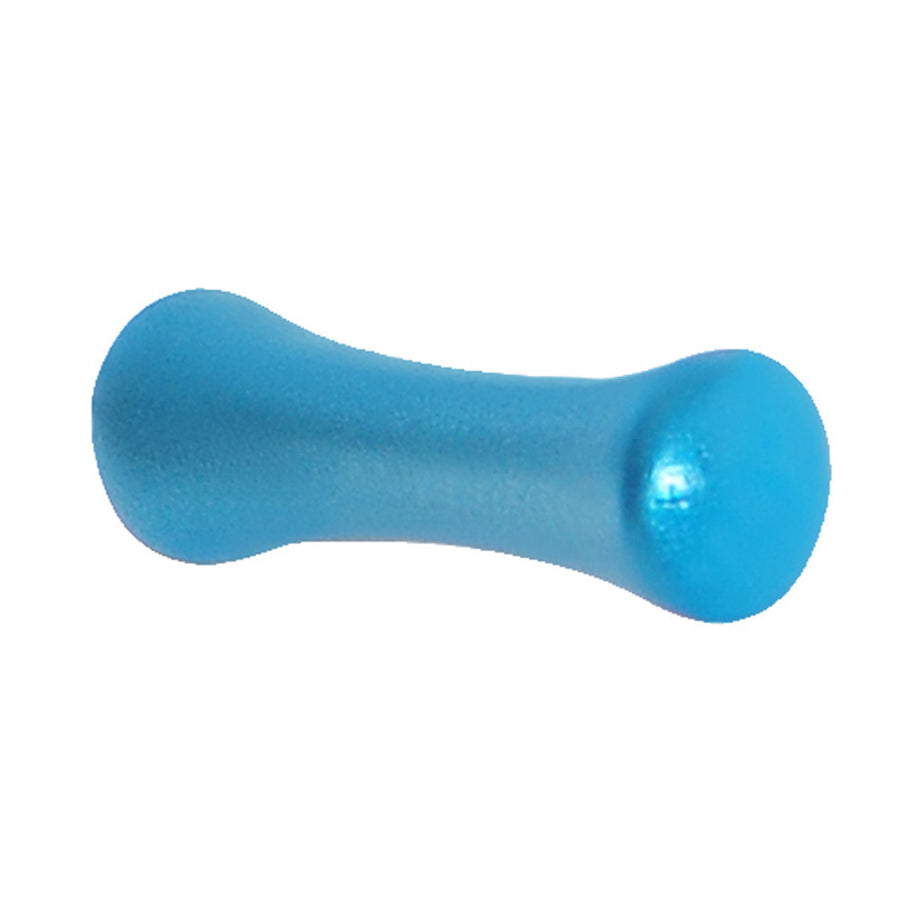 8 Gauge Azure Blue Metallic Pearl Acrylic Saddle Plug