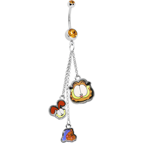 Licensed Odie and Pooky Garfield Belly Ring – BodyCandy
