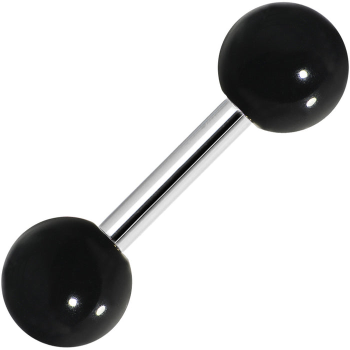 Black Acrylic Ball Cartilage Tragus Barbell