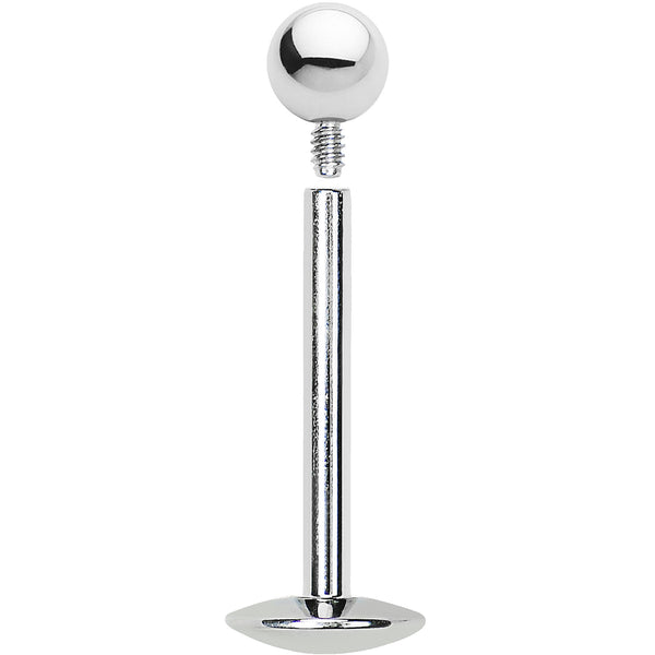 16 Gauge 3/8 Internally Threaded 3mm Ball Labret – BodyCandy