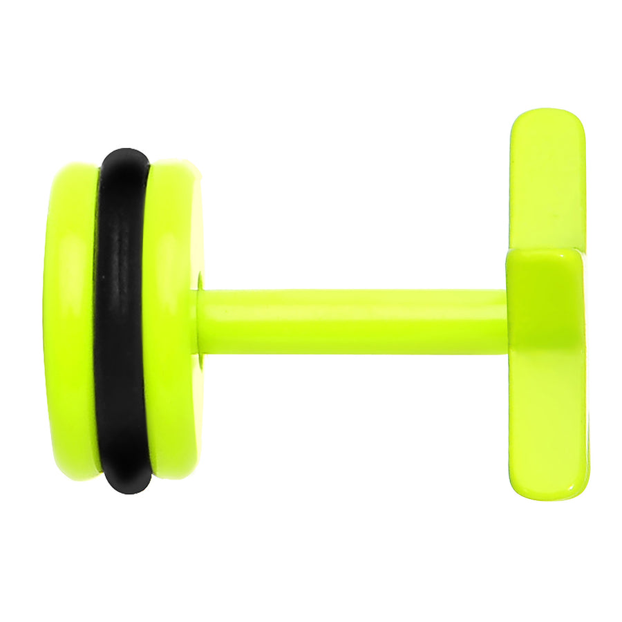 Light Green Neon Enamel Rising Star Cheater Plug
