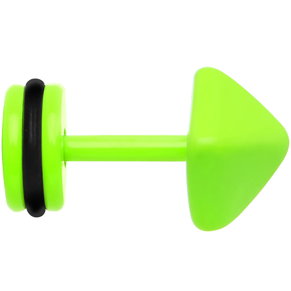 Green Neon Enamel Pyramid Cheater Plug – BodyCandy