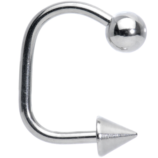 14 Gauge 1/2 Surgical Steel Ball Cone Lippy Loop Labret – BodyCandy