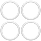 5/8 Clear Rubber O-Ring 4-Pack
