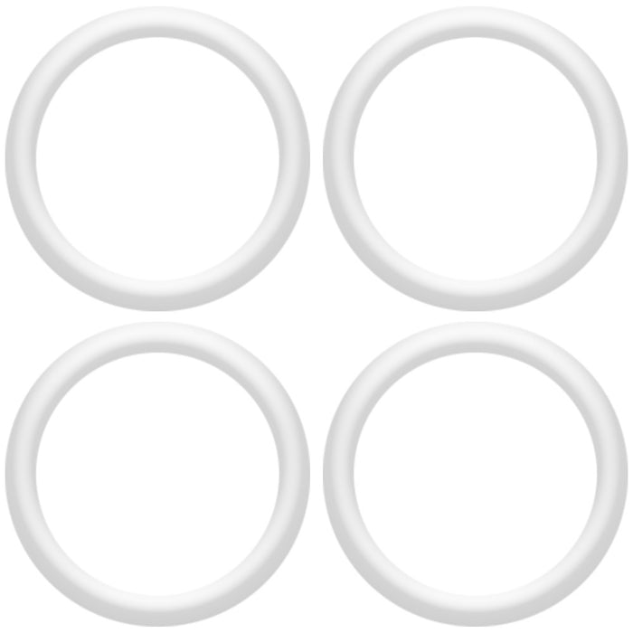 5/8 Clear Rubber O-Ring 4-Pack