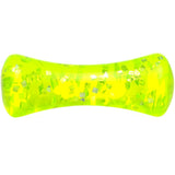 8 Gauge Neon Green Ultra Glitter Saddle Plug – BodyCandy
