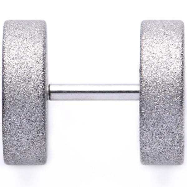 16 Gauge Silver Sandblasted Steel Cheater Plug Set – BodyCandy