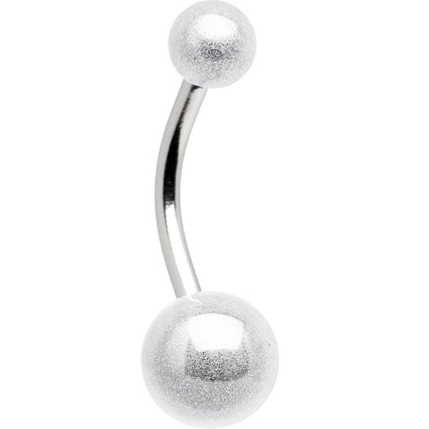 White MIRACLE BALL Belly Button Ring – BodyCandy
