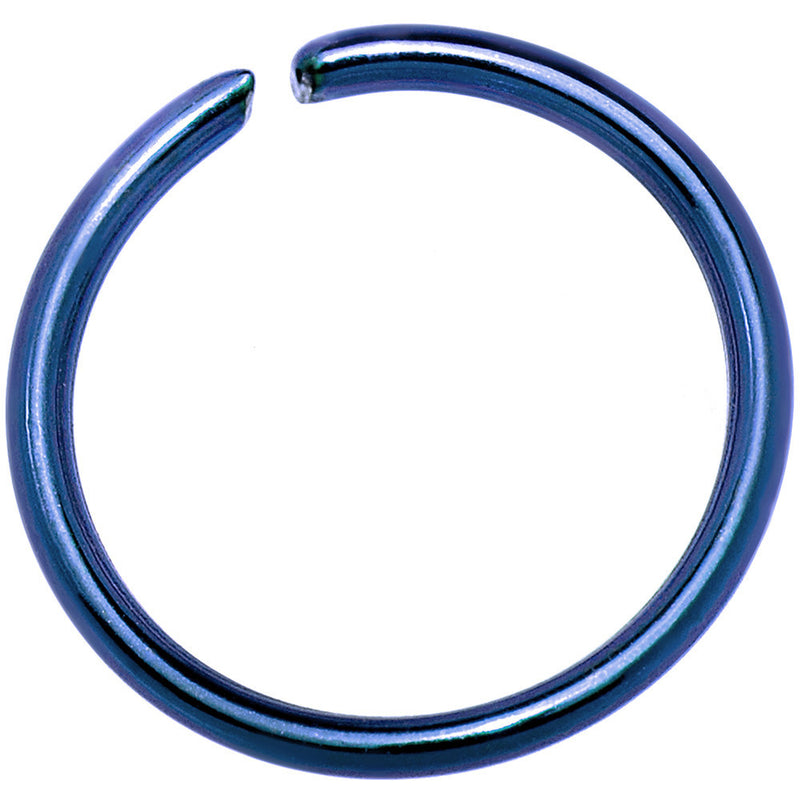 20 Gauge 5/16 Blue Anodized Annealed Steel Seamless Circular Ring