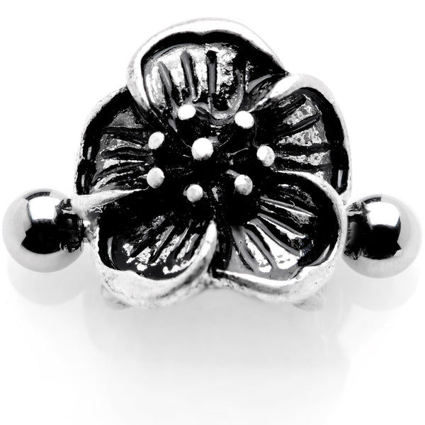 16 Gauge 1/2 Blooming Tropical Flower Cuff Cartilage Earring – BodyCandy