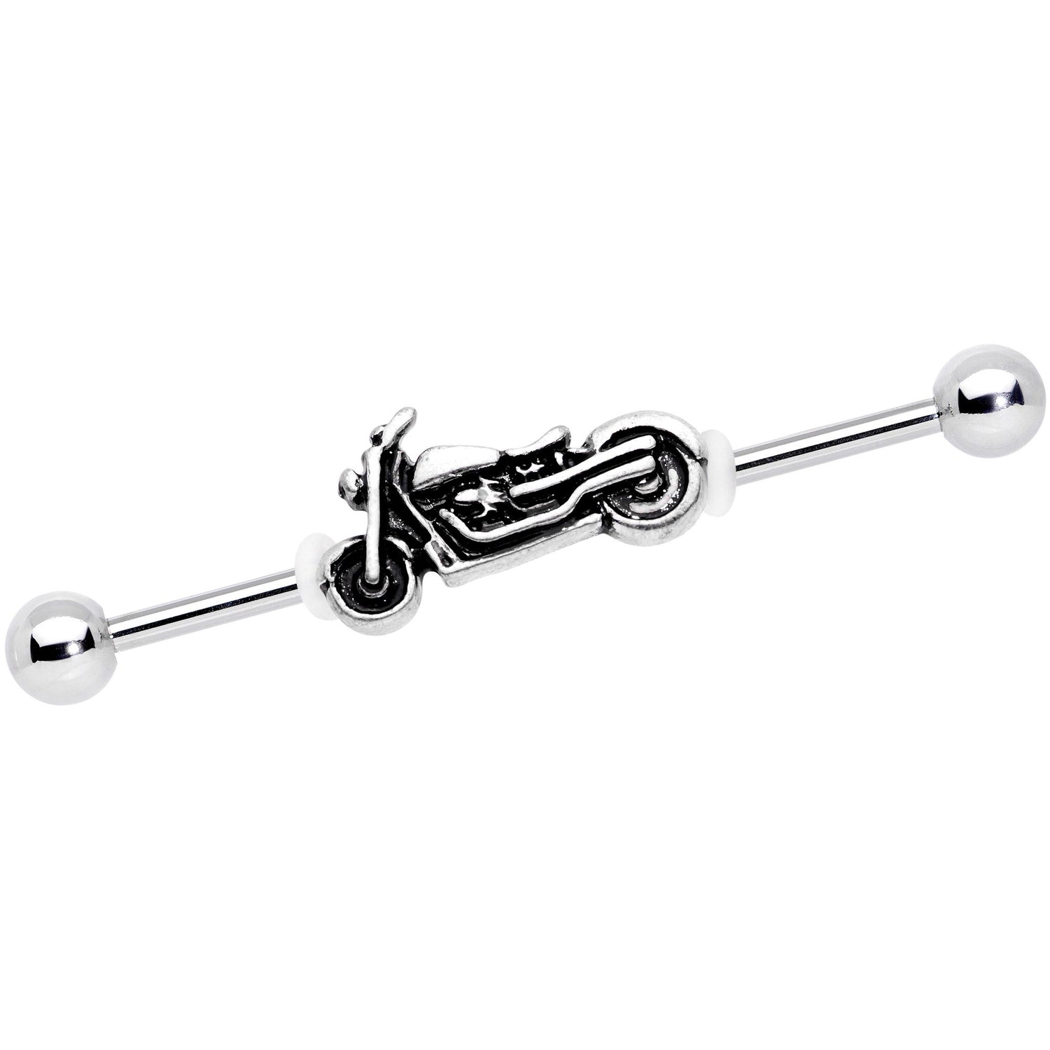 14 Gauge The Open Road Motorcycle Industrial Barbell 38mm