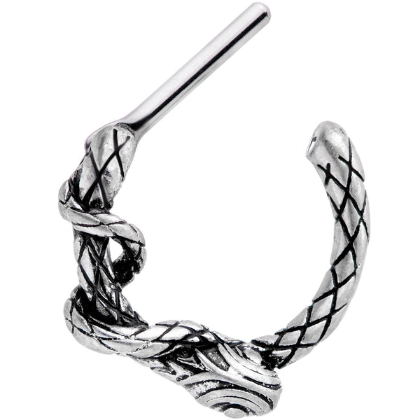 16 Gauge 5/16 Slithering Snake Septum Clicker – BodyCandy