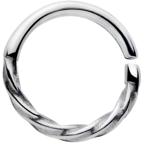 16 Gauge 3/8 A Simple Twist Septum Closure Ring – BodyCandy