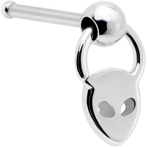 20 Gauge 1/4 Open Eyed Alien Dangle Nose Bone