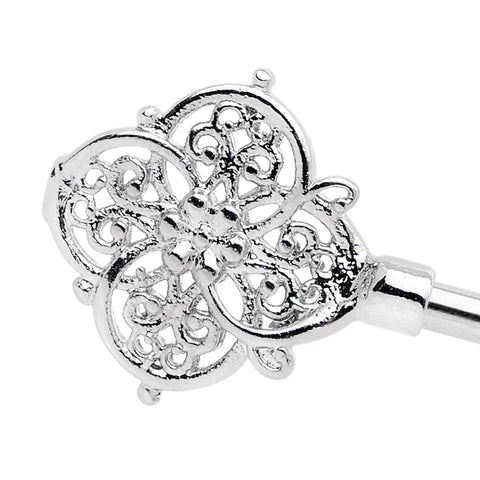 14 Gauge Ornate Filigree Key Industrial Barbell 38mm – BodyCandy
