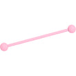 14 Gauge Petal Pink Matte Industrial Barbell 38mm