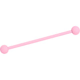 14 Gauge Petal Pink Matte Industrial Barbell 38mm – BodyCandy