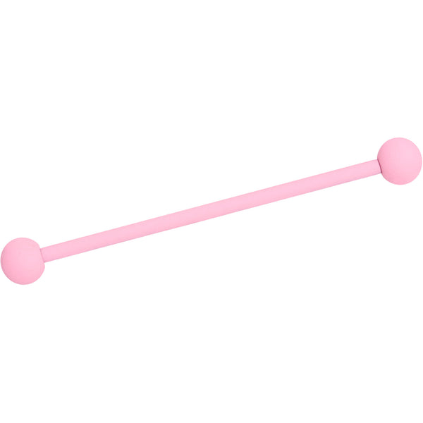 14 Gauge Petal Pink Matte Industrial Barbell 38mm – BodyCandy