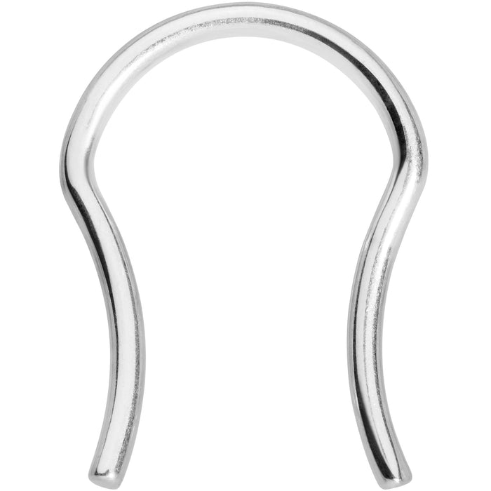 16 Gauge 5/8 ASTM F-136 Implant Grade Titanium Septum Retainer
