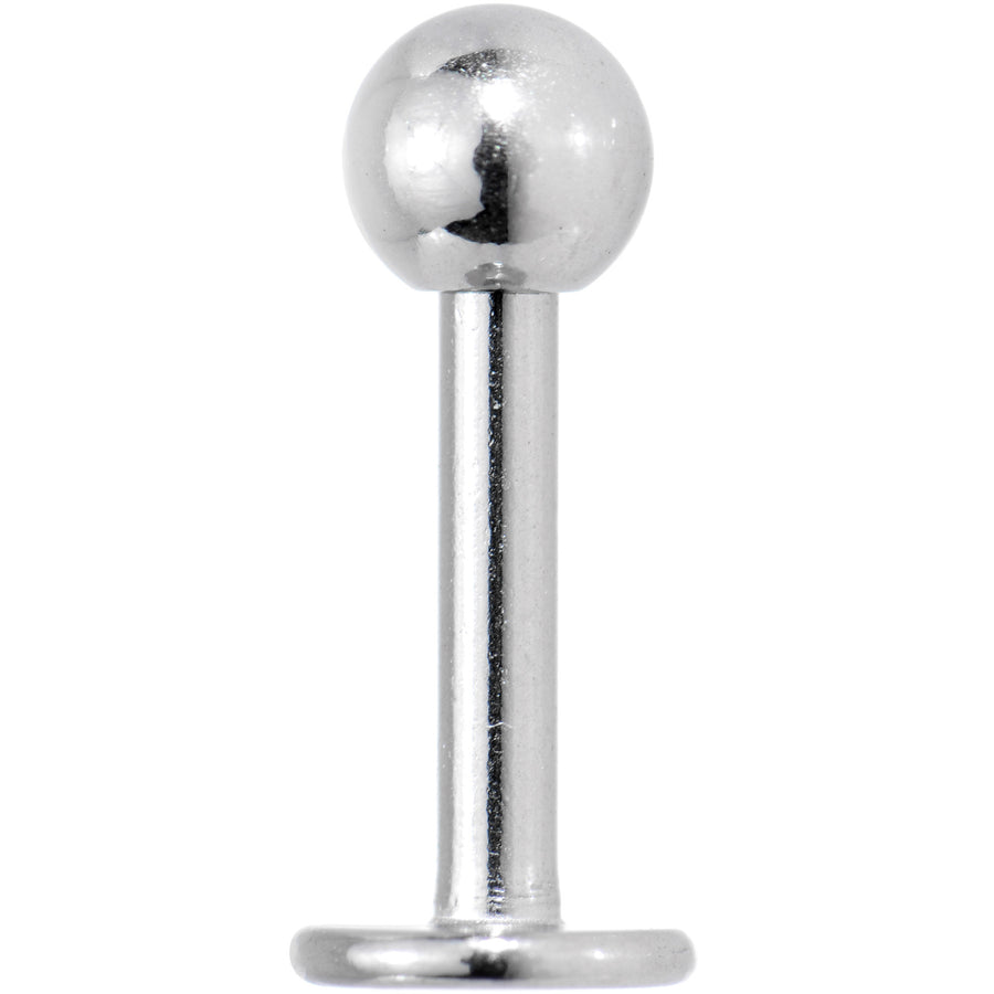 Silver BALL Labret Body Jewelry