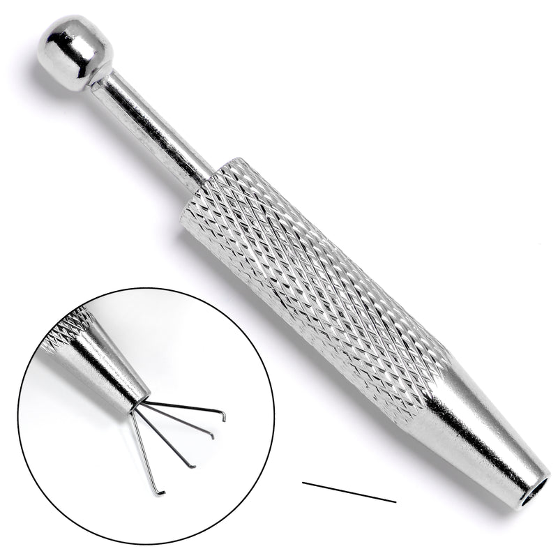 Stainless Steel Piercing Ball Grabber Tool 2.36 Inch Length