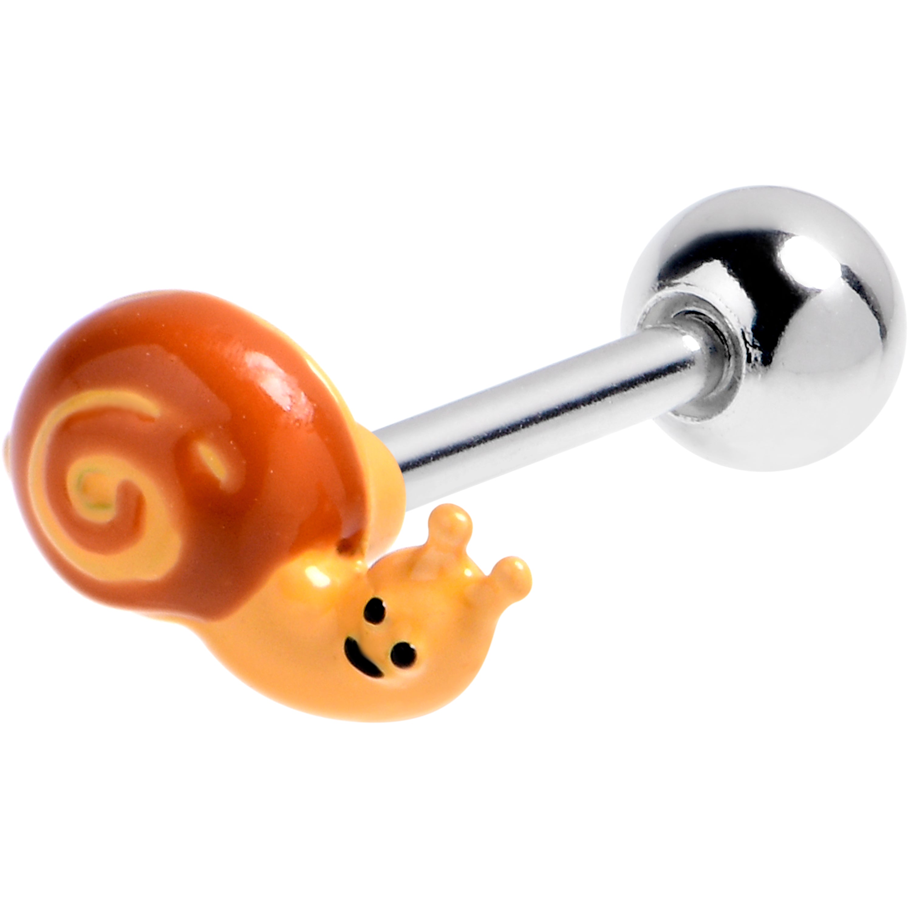 16 Gauge 5/16 Cottagecore Snail Cartilage Tragus Earring