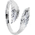 925 Sterling Silver Feather Toe Ring