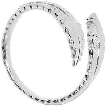 925 Sterling Silver Feather Toe Ring – BodyCandy
