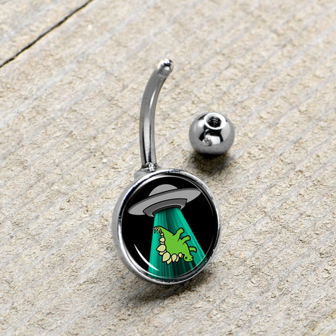 Alien UFO Dinosaur Abduction Belly Ring – BodyCandy
