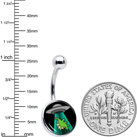 Alien UFO Dinosaur Abduction Belly Ring – BodyCandy