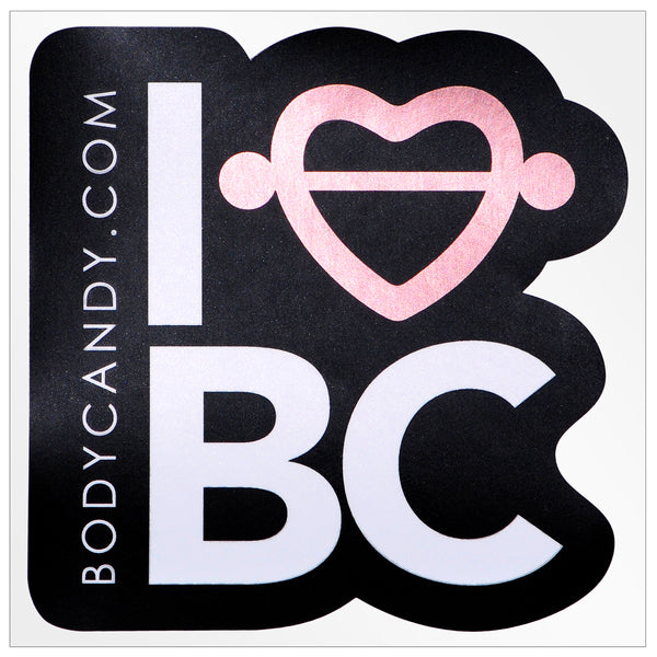 I Heart BC Sticker – BodyCandy