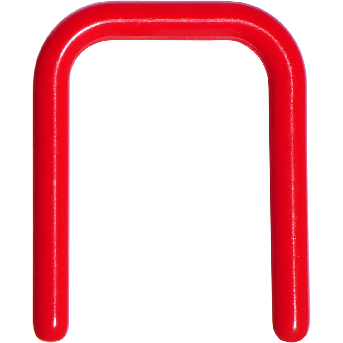 16 Gauge 7/16 Red Flexible Bioplast Square Septum Retainer