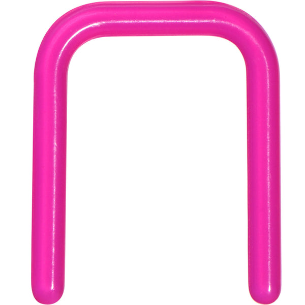16 Gauge 7/16 Pink Flexible Bioplast Square Septum Retainer
