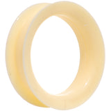 38mm Peach Flesh Tone Silicone Ultra Soft Double Flare Tunnel Plug Set ...