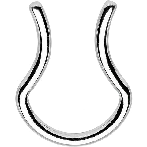 14 Gauge 5/8 Stainless Steel Septum Retainer – BodyCandy