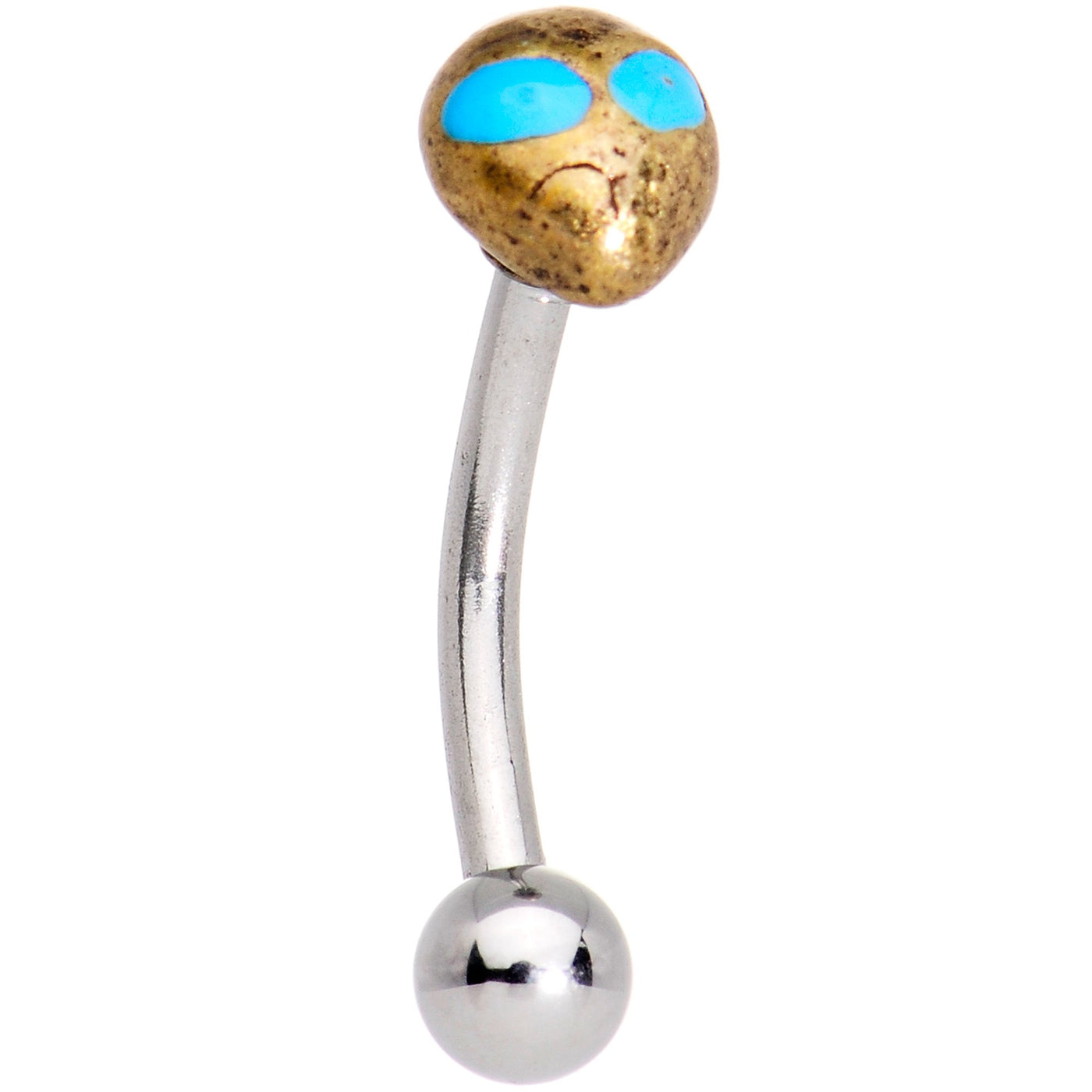 16 Gauge 5/16" Look Out for Mr Gray Alien Tragus Cartilage Earring