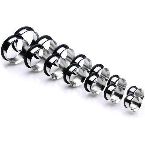 1/2 inch to 1 inch Seven Piece Steel Ear Stretching Tunnel Kit Set of ...